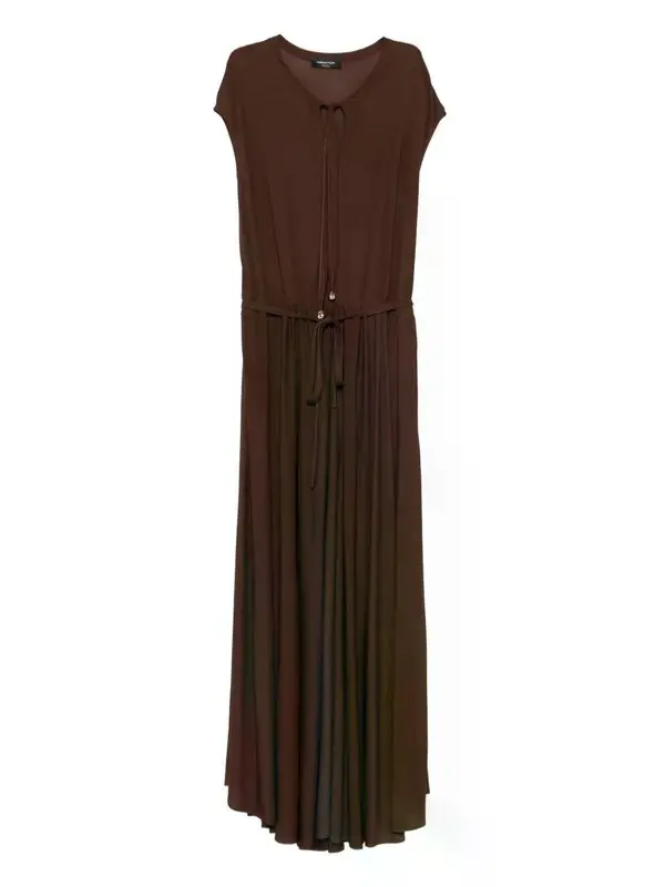 Fabiana Filippi Drawstring Maxi Dress