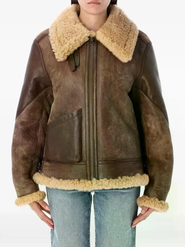 Ralph Lauren Leather Jacket - Brown