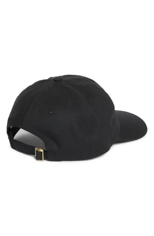 Noah Core Logo Embroidered Baseball Cap - Black | Editorialist