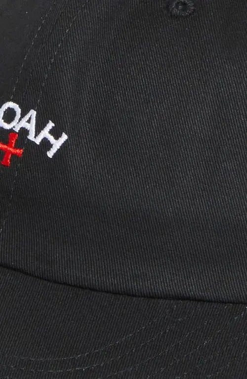 Noah Classic Core Logo 6-Panel Cap - Black | Editorialist