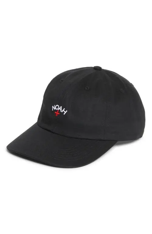 NOAH Core Logo Embroidered Baseball Cap - Black
