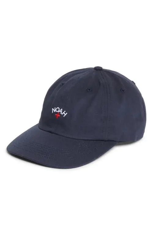 NOAH Core Logo Embroidered Baseball Cap - Navy