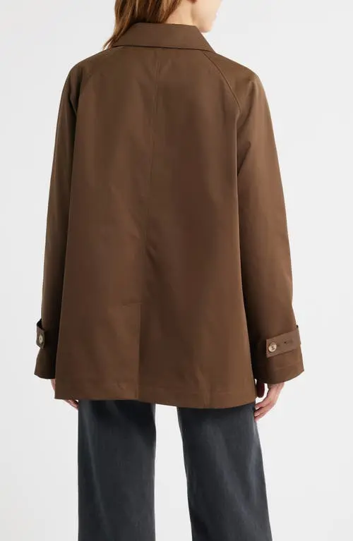 REFORMATION Fisher Oversize Trench Coat - Brown