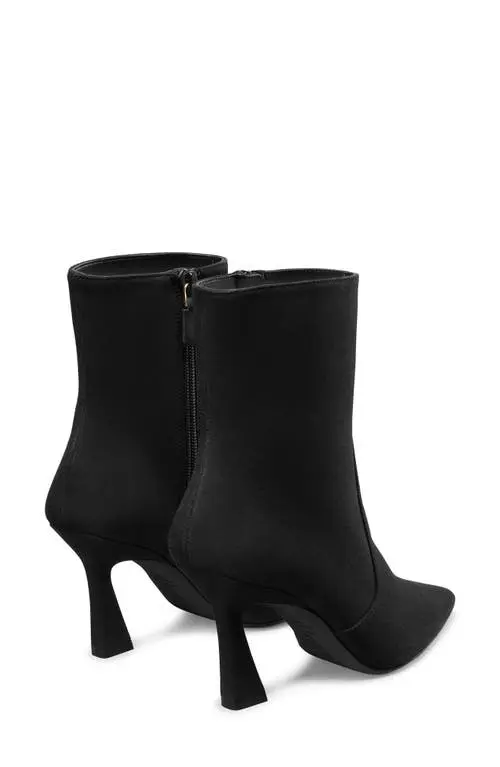 STUART WEITZMAN Vinnie 85 Zip Bootie - Black
