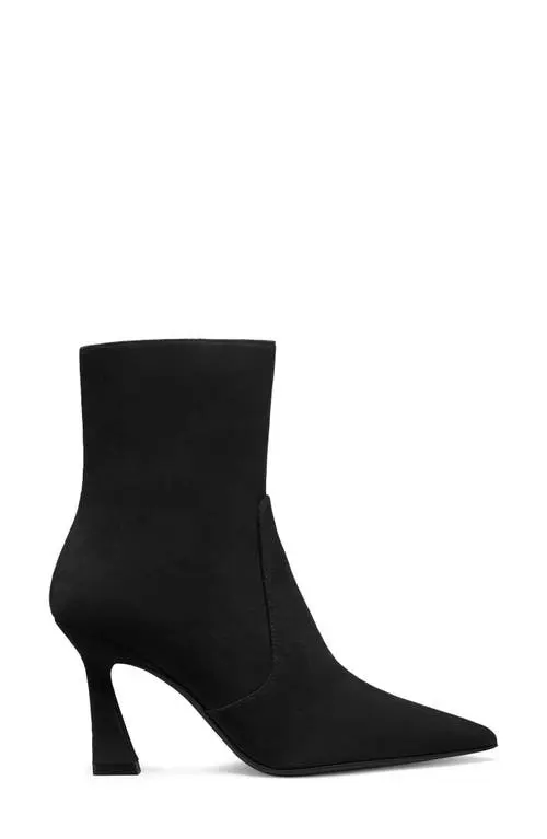 STUART WEITZMAN Vinnie 85 Zip Bootie - Black