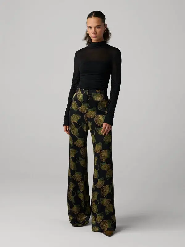 Diane Von Furstenberg Alexander Wide Leg Trousers