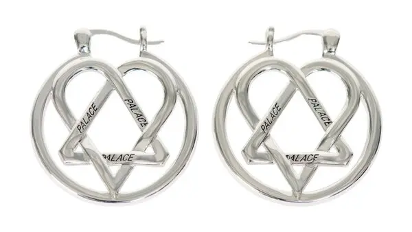 PALACE Trigram Hoop Earring