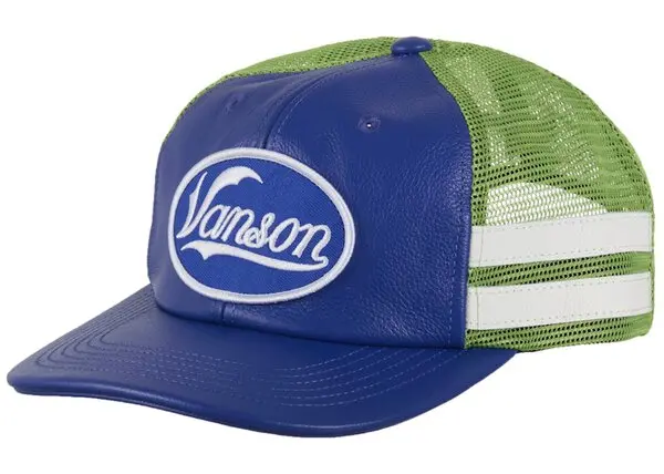 Supreme X Vanson Leathers 6-panel Cap - Blue