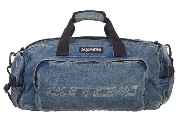 Supreme Denim Duffle Bag