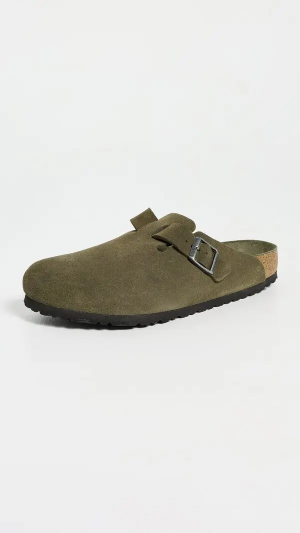BIRKENSTOCK Boston Soft Footbed Clogs - Thyme