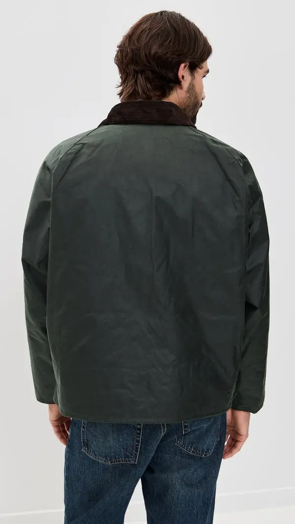Barbour Transport Wax Jacket - Sage
