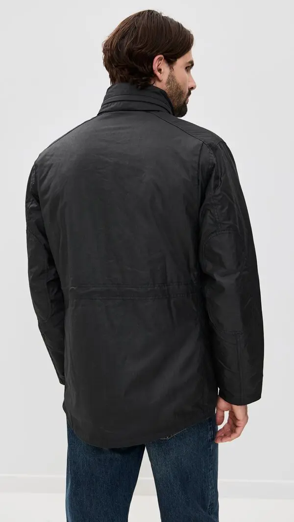 Barbour Sapper Wax Jacket - Black/Classic | Editorialist
