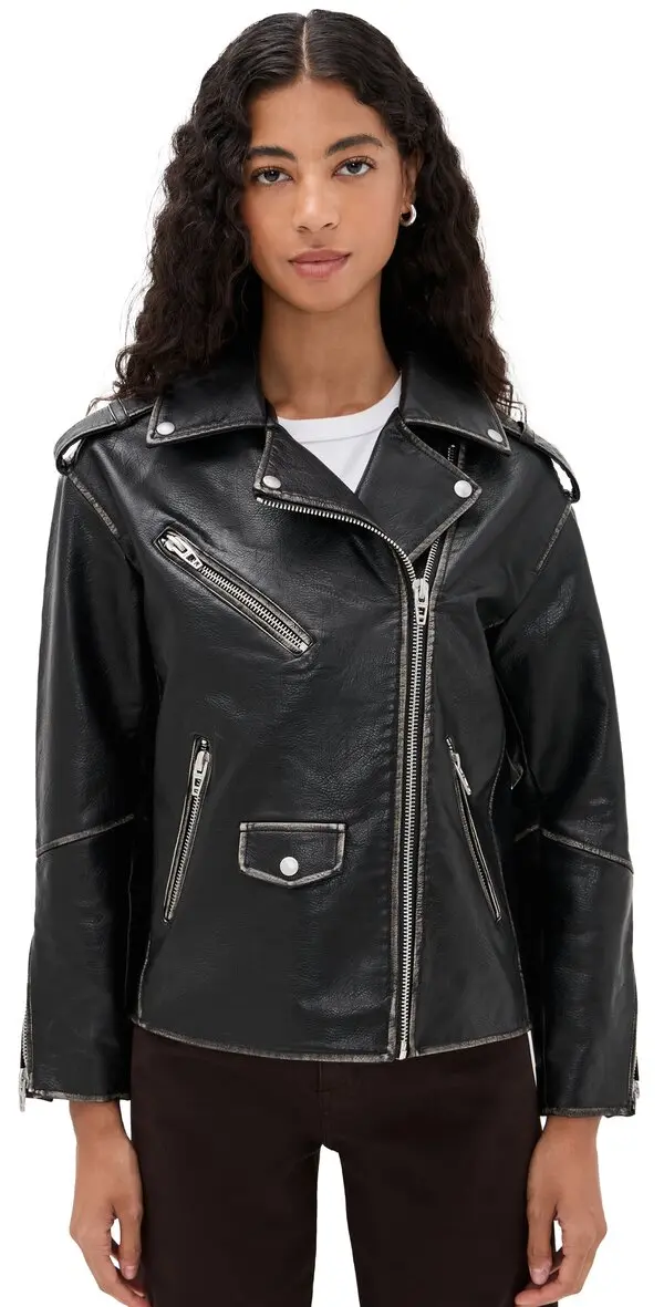 Blanknyc Faux Leather Moto Jacket