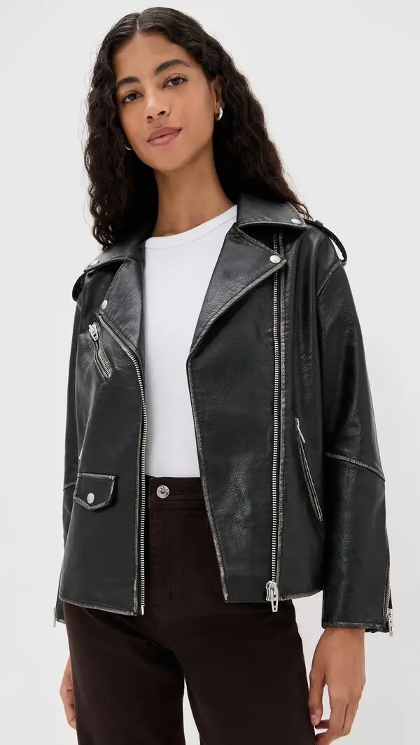 Blanknyc Faux Leather Moto Jacket