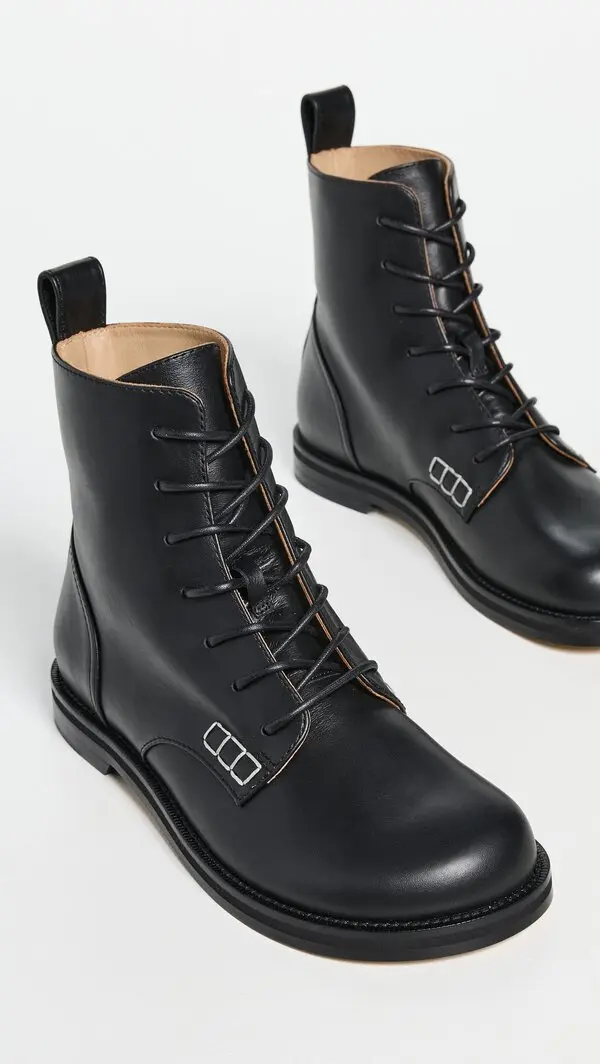 JW Anderson Lace-up Leather Boots