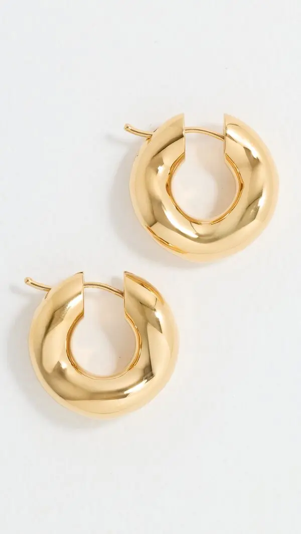 Charlotte Chesnais Wave Blow Hoop Earrings
