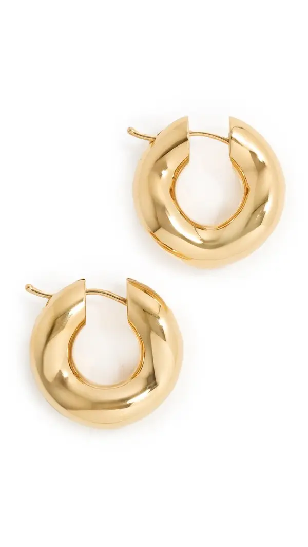 Charlotte Chesnais Wave Blow Hoop Earrings