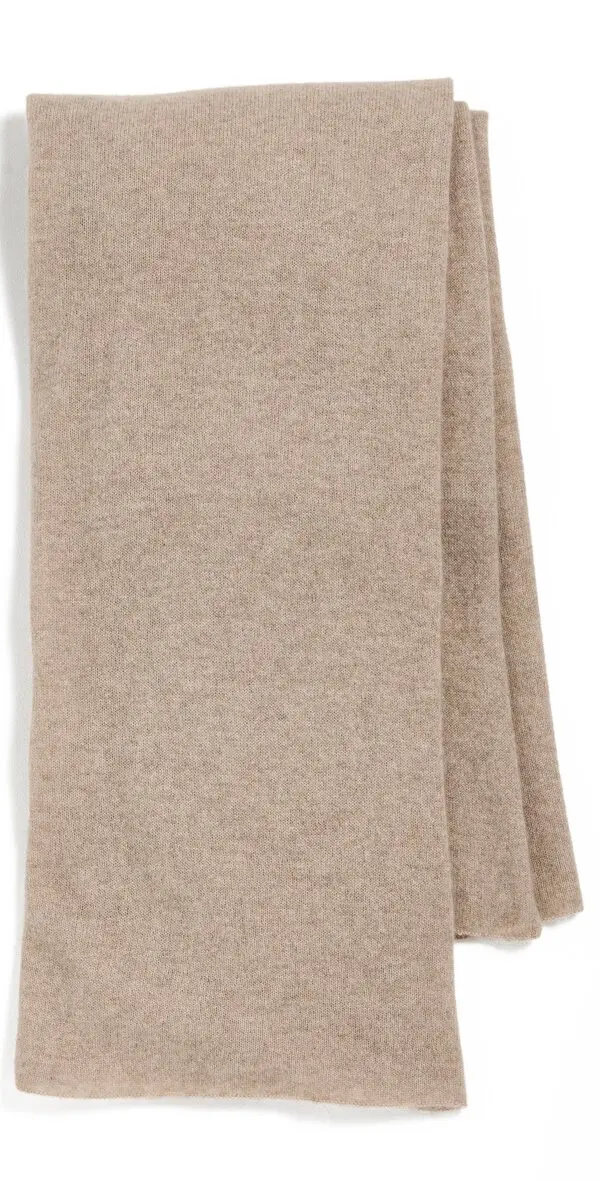WHITE & WARREN Cashmere Travel Wrap Scarf - Taupe