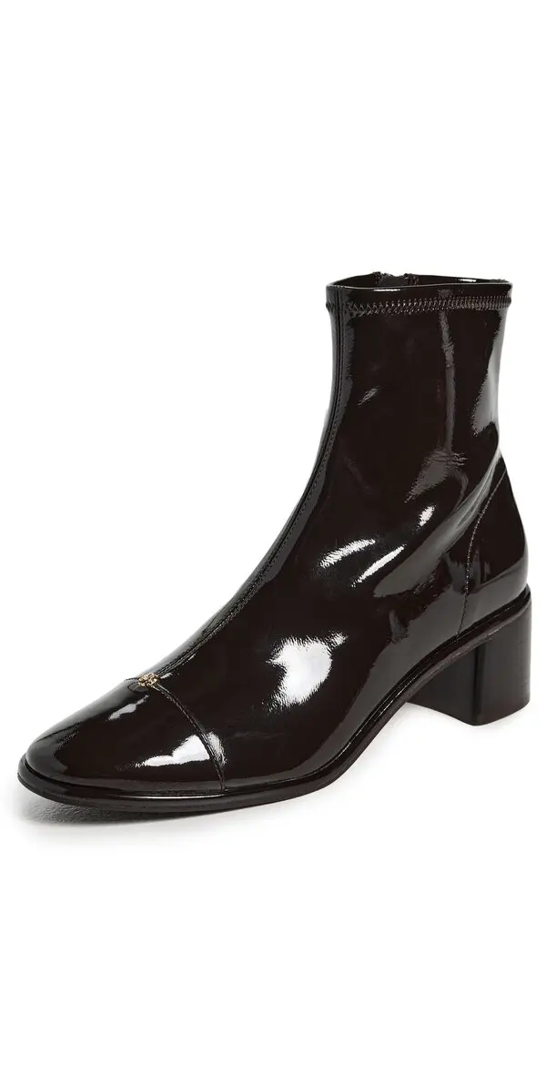 Tory Burch Cap-toe Heel Ankle Boots