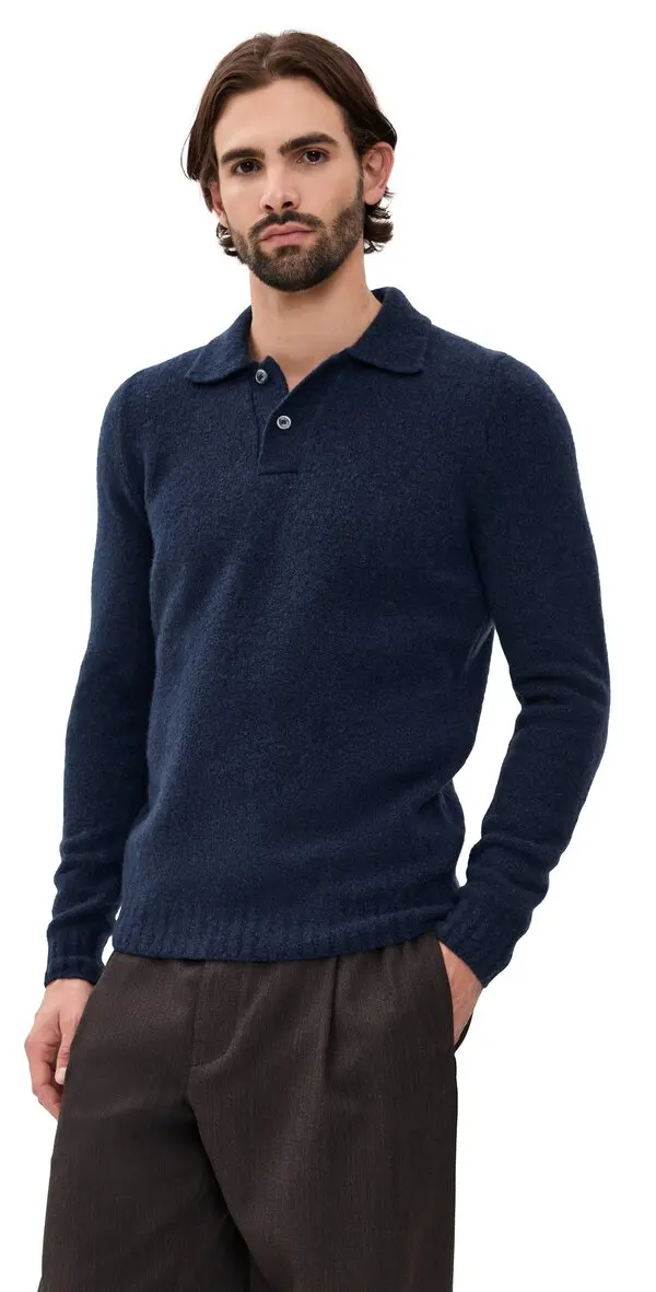 Fedeli Long Sleeve Polo Sweater