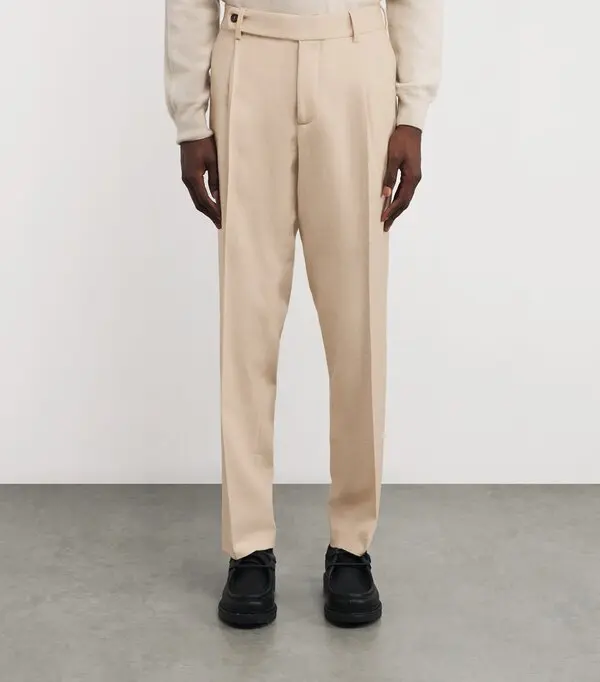 Colombo Cashmere Straight Trousers