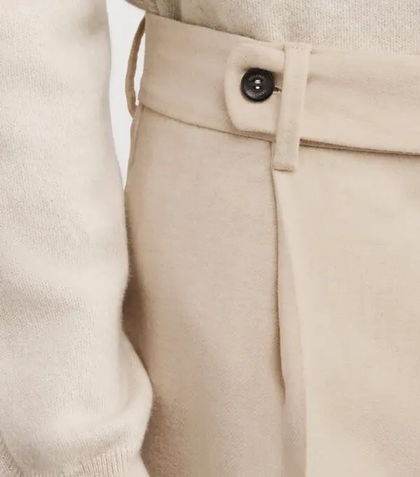 Colombo Cashmere Straight Trousers