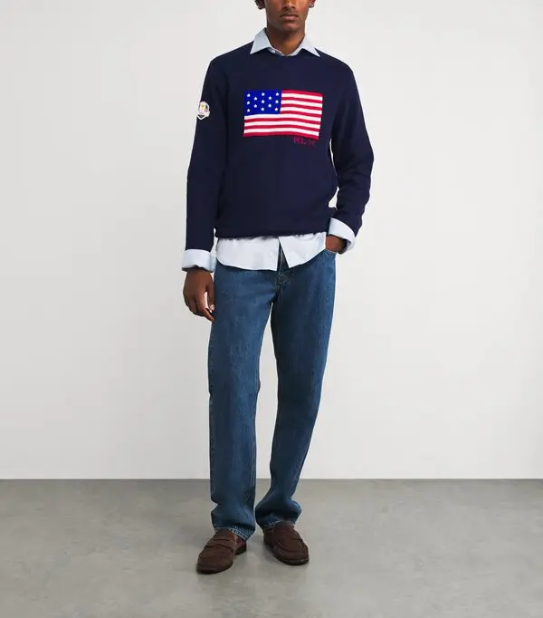 Rlx Ralph Lauren Ryder Cup Flag Sweater