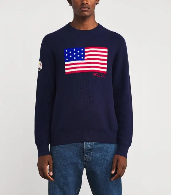 Rlx Ralph Lauren Ryder Cup Flag Sweater