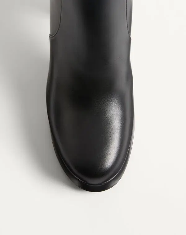 Valentino Garavani Fawcette Platform Ankle Boots - Black