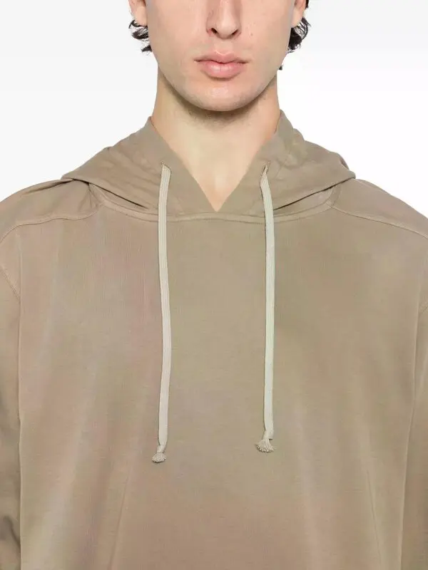 Rick Owens Cotton Hoodie - Brown
