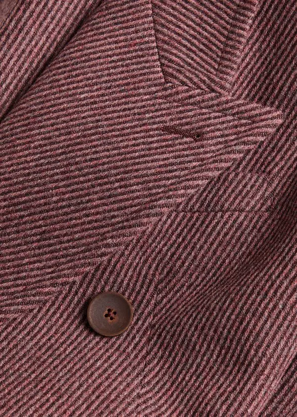 VIVIENNE WESTWOOD Winston Double-breasted Wool Coat - Plum