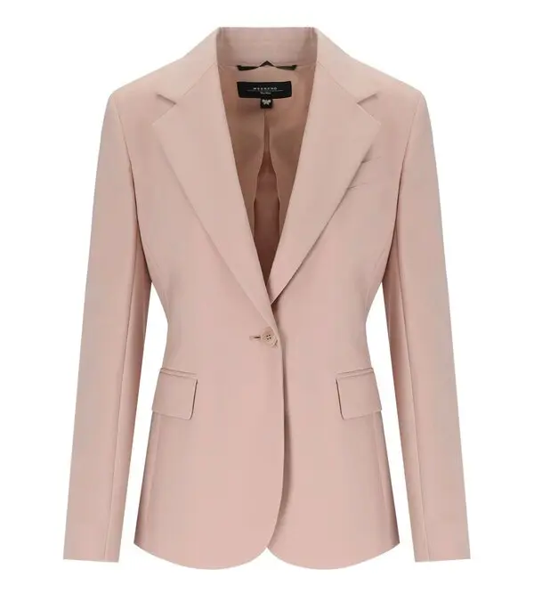 Max Mara Lamine Single-breasted Blazer - Pink