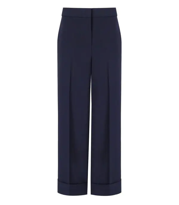 Essentiel Antwerp Cropped Viscose-blend Trousers