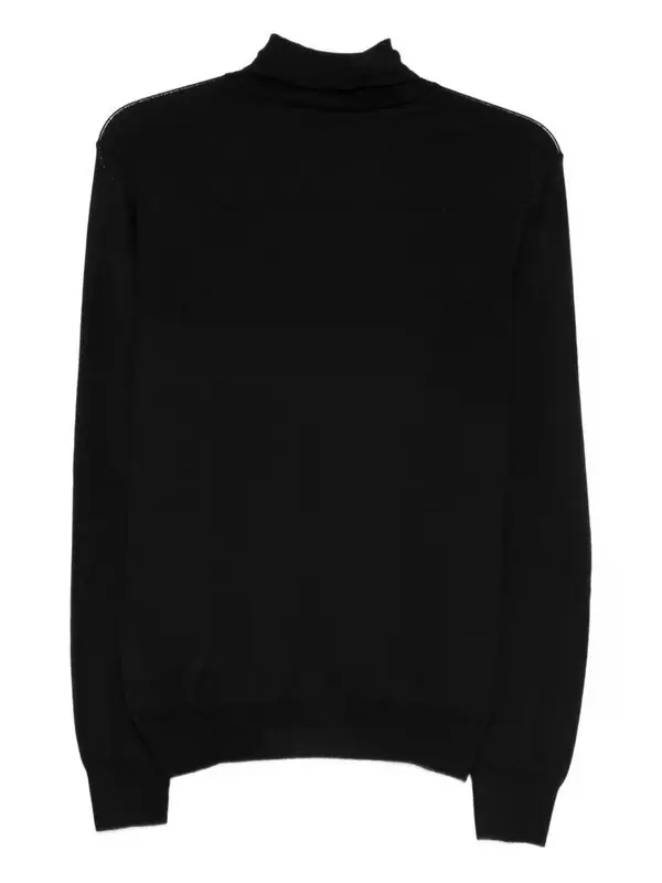 BARBA NAPOLI Turtleneck Ribbed-hem Sweater