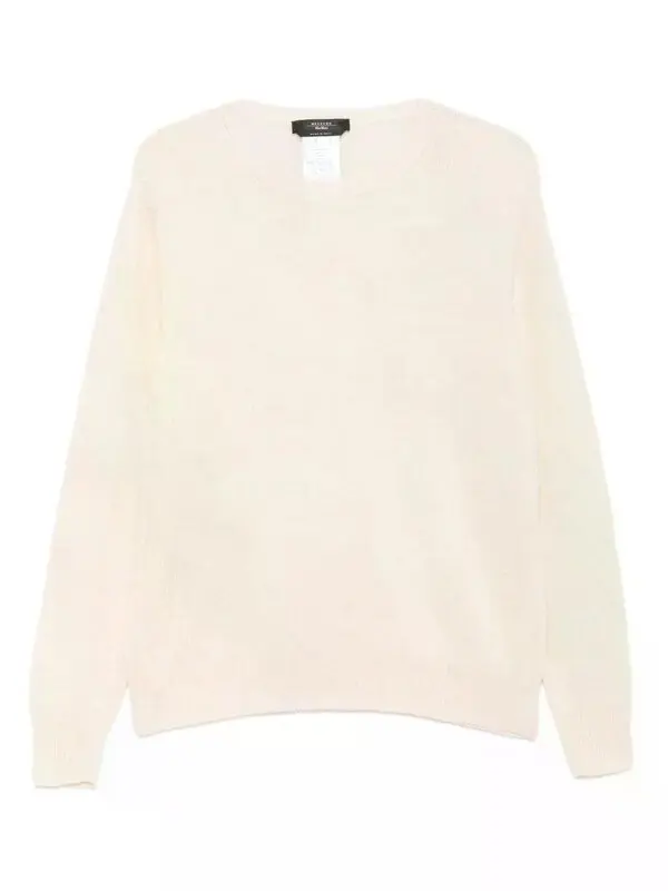 Max Mara Round-neck Panelled Sweater