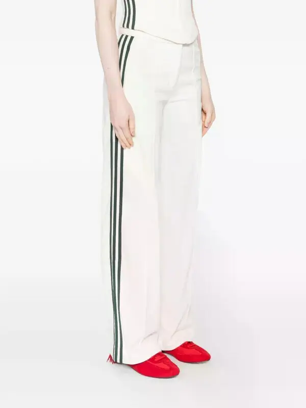 Adidas Side-stripe Trousers - White