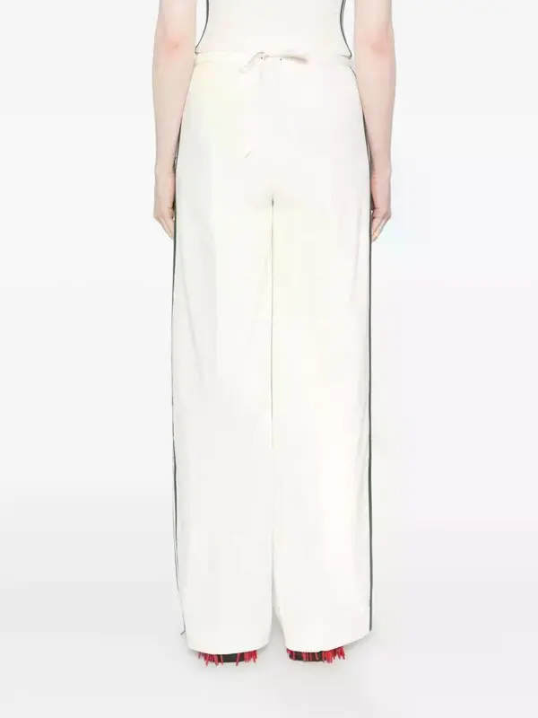 Adidas Side-stripe Trousers - White