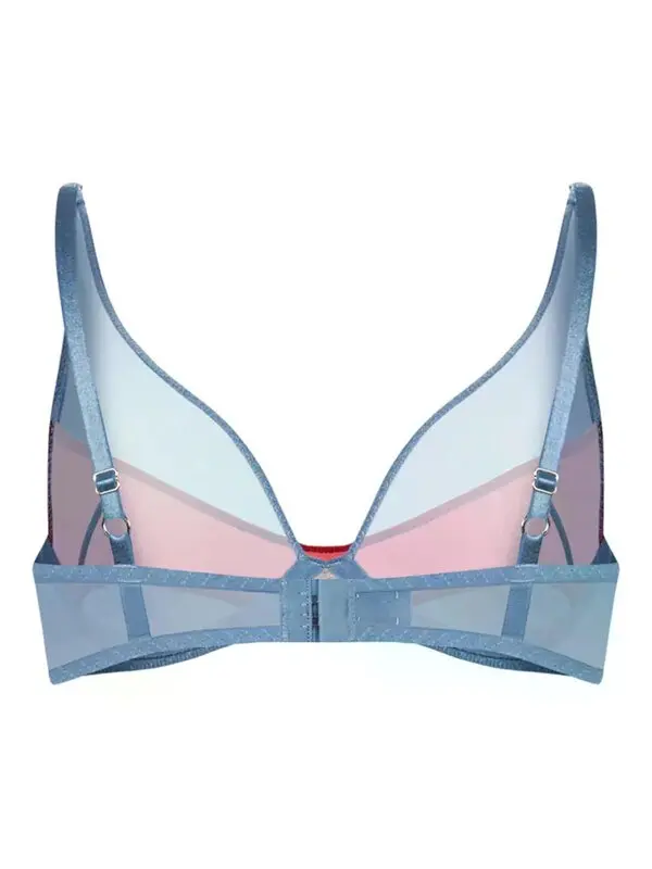 ZHILYOVA The Asteria Mesh-panelled Bra
