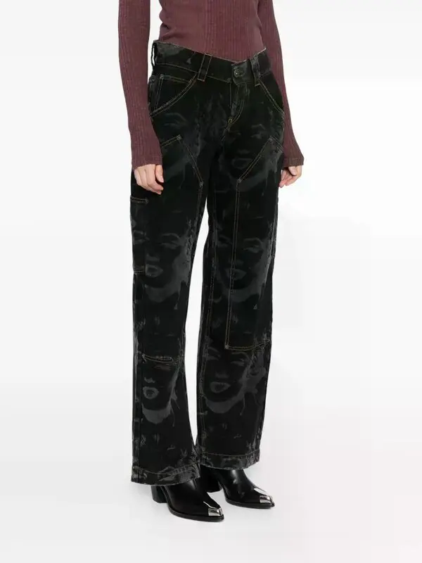 Vaquera All-over Graphic Print Jeans