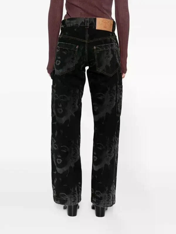 Vaquera All-over Graphic Print Jeans