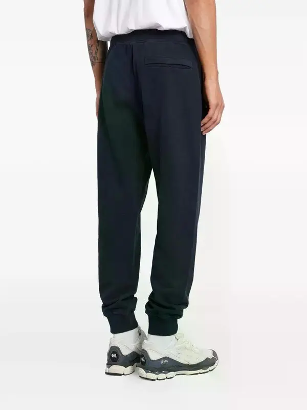 Stone Island Cuffed Logo-patch Tack Pants