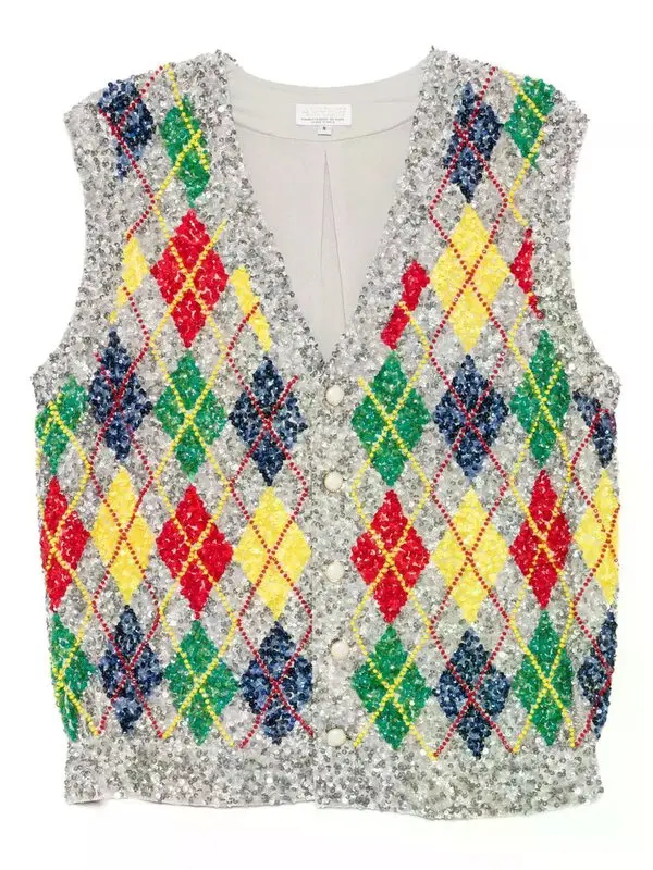 Ashish Sequin Embellished Tank Top