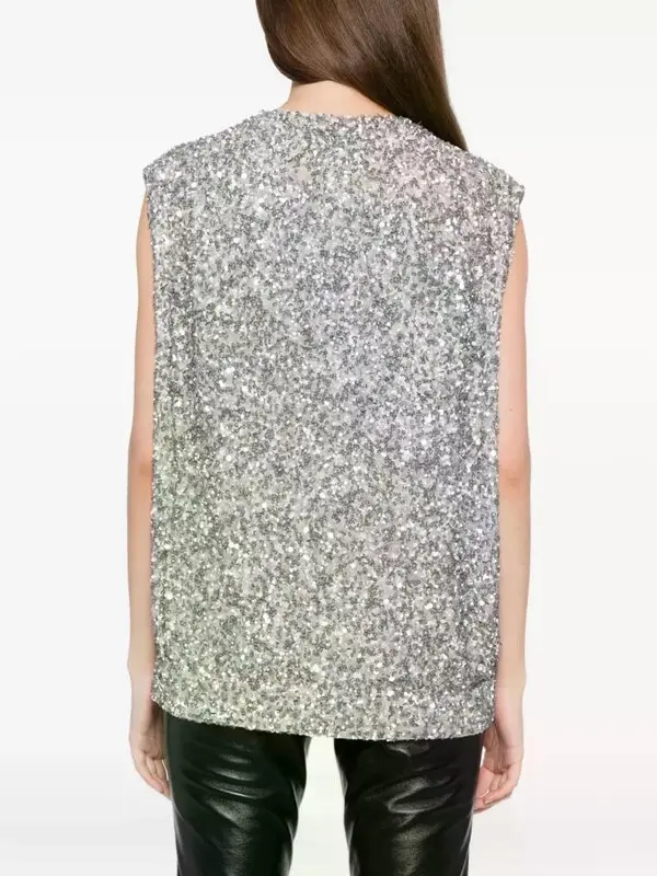 Ashish Sequin Embellished Tank Top