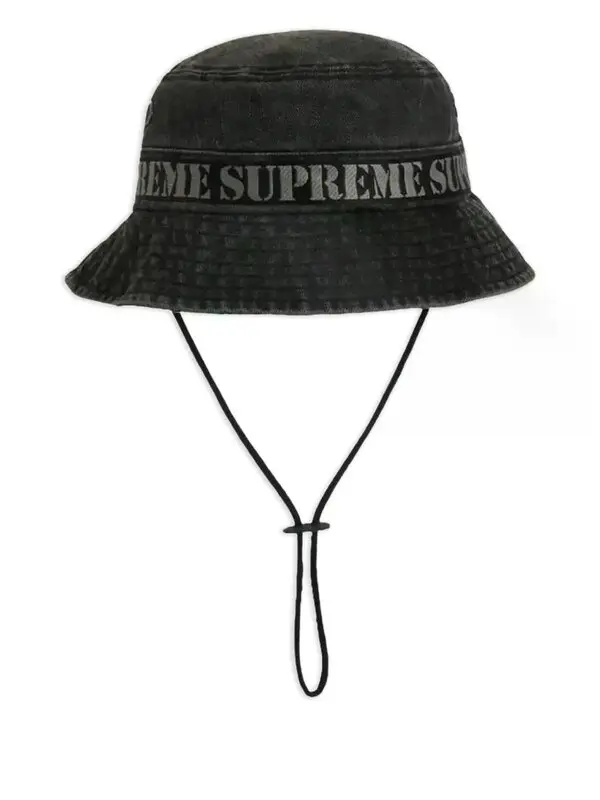 Supreme Webbing Boonie Bucket Hat - Black