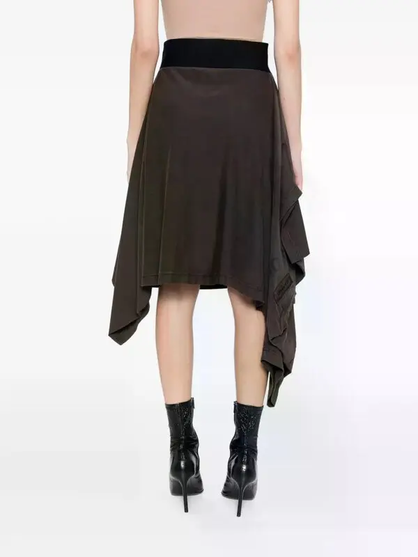 ALAINPAUL A-line Skirt With Asymmetric Hem