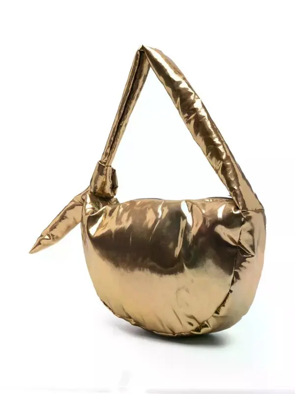 ALYSI Metallic-effect Knot Shoulder Bag