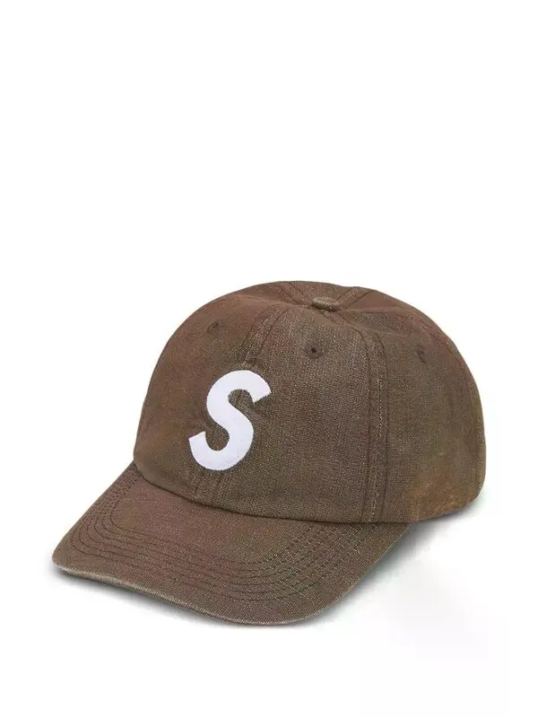 Supreme Cordura Denim S Logo Cap - Brown