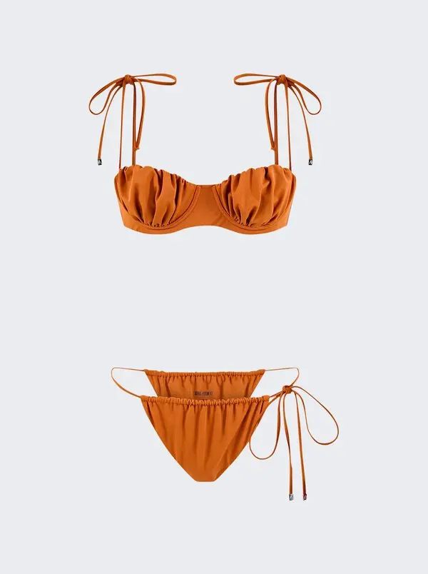 Attico Two-piece Bikini Set - Orange