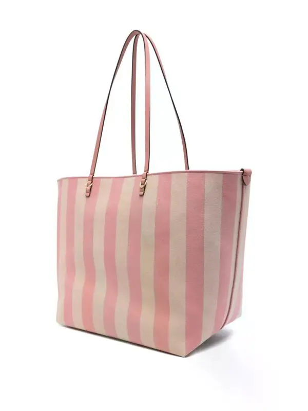 Fendi Striped Large Tote Bag