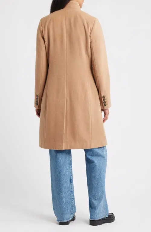 London Fog Wool Blend Coat - Camel